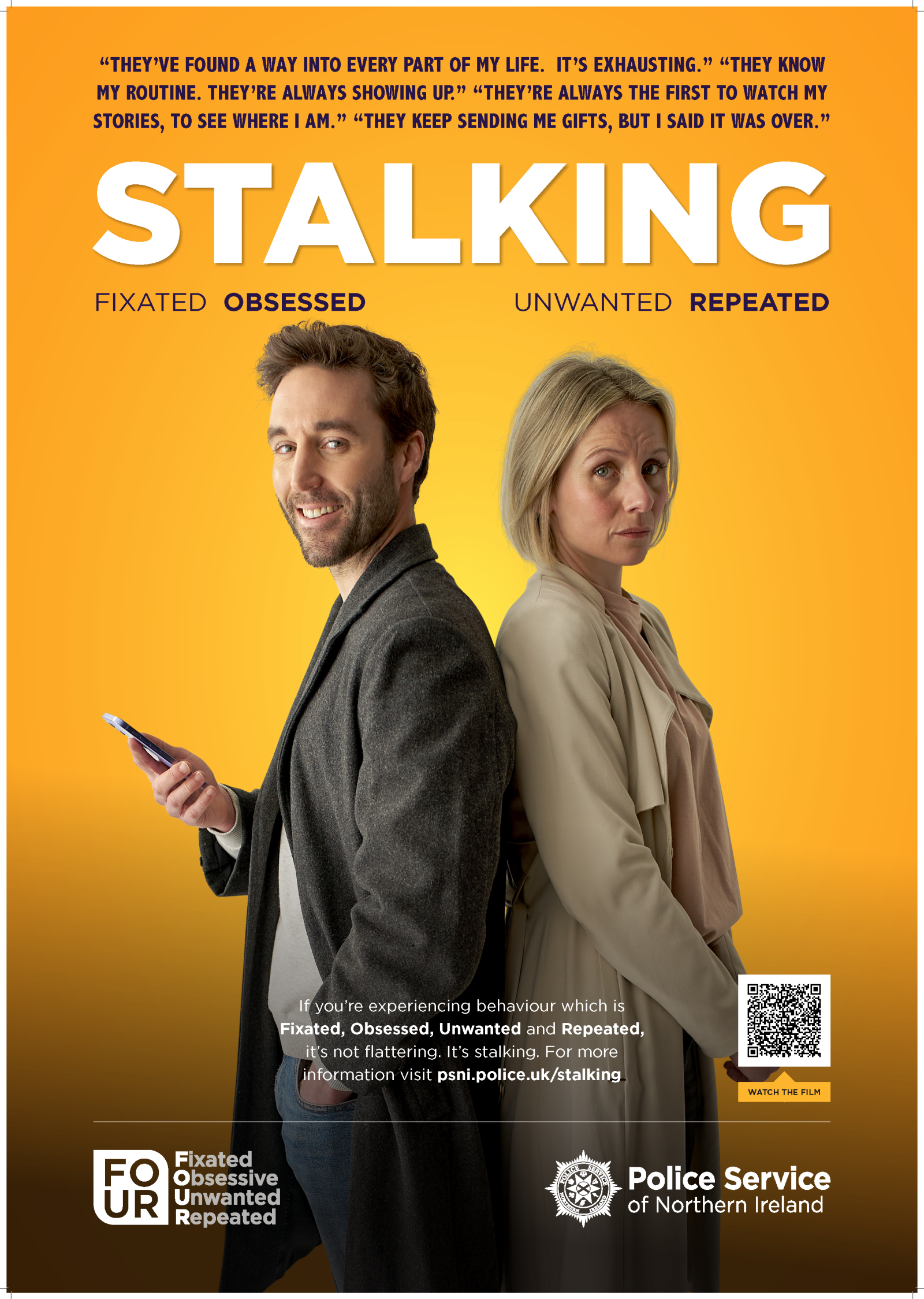 What is stalking and harassment? | PSNI