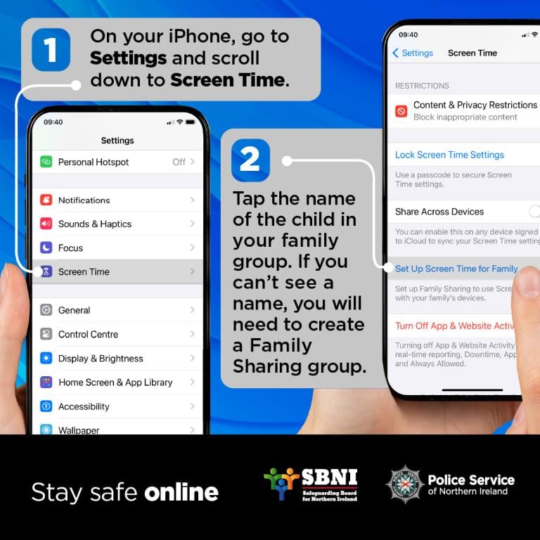 How to block inappropriate content on your child's smartphone | PSNI